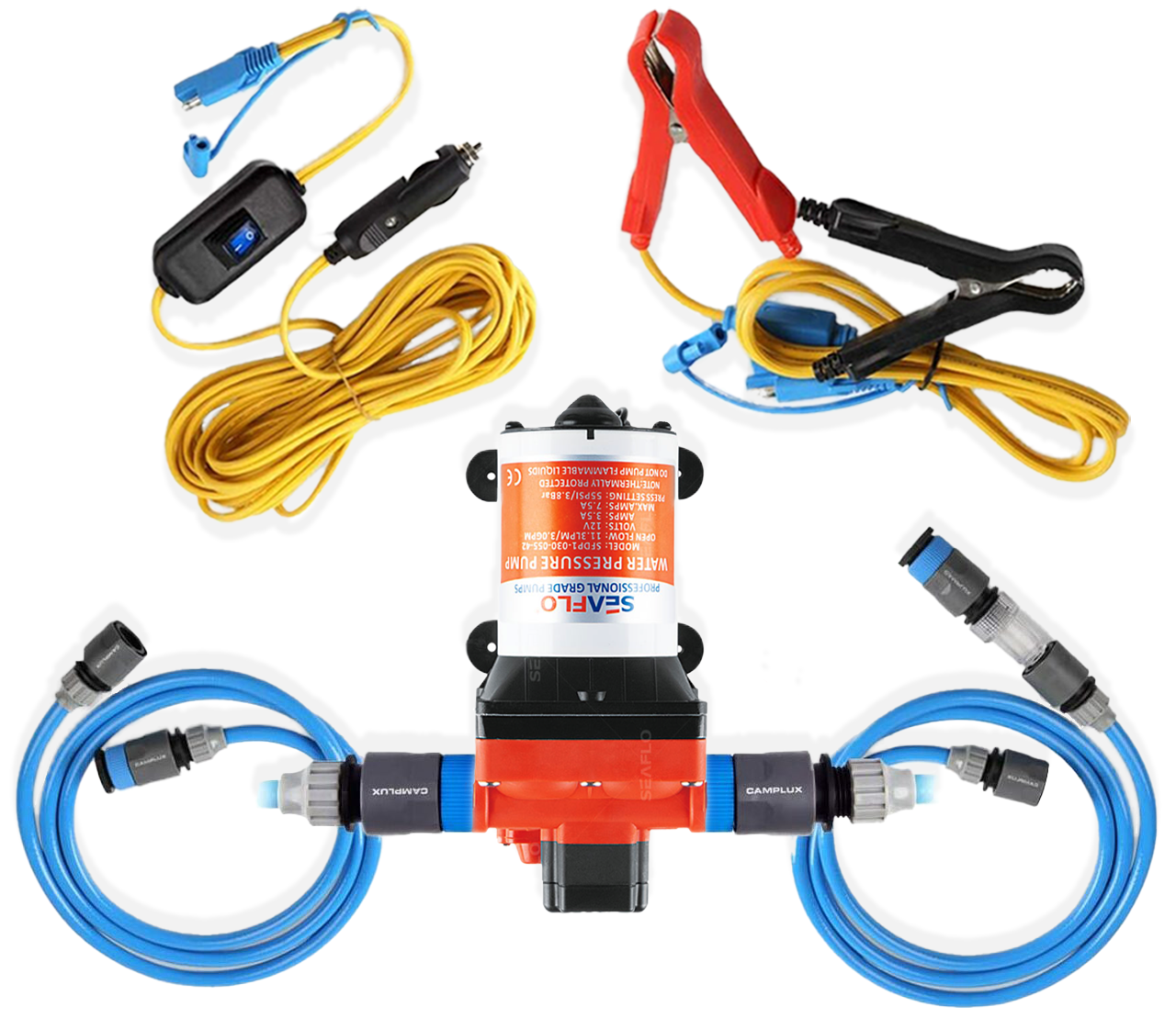 Camplux SEAFLO 3GPM 12V Water Pump - Off-Grid – Off Grid Distribution